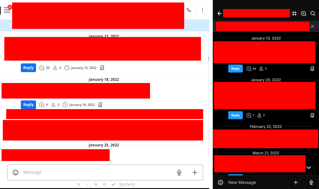 Old messages missing in mobile app · Issue #4793 · RocketChat/Rocket.Chat.ReactNative · GitHub