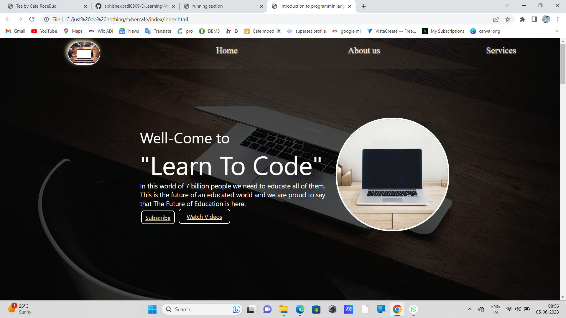 GitHub - abhishekpatil0909/E-Learning-Website