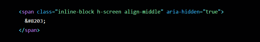 What's purpose of zero width character in headless/ui dialog? · tailwindlabs tailwindcss ...