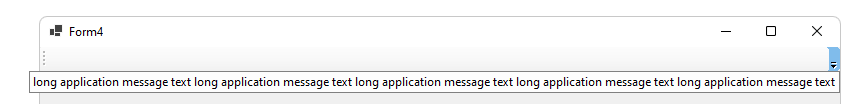 Long text causes ToolStripLabel not to display any text. · Issue #6362 · dotnet/winforms · GitHub
