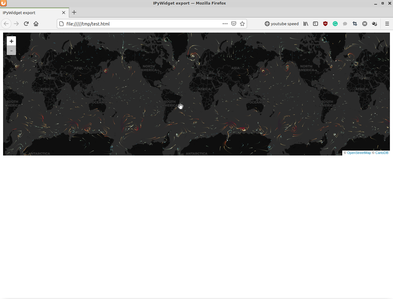 Velocity does not show speed-direction when saved in html · Issue #793 · jupyter-widgets ...