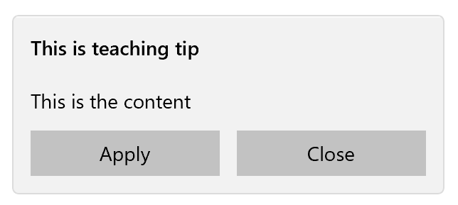 TeachingTip buttons are not following CornerRadius guidelines · Issue #2411 · microsoft ...