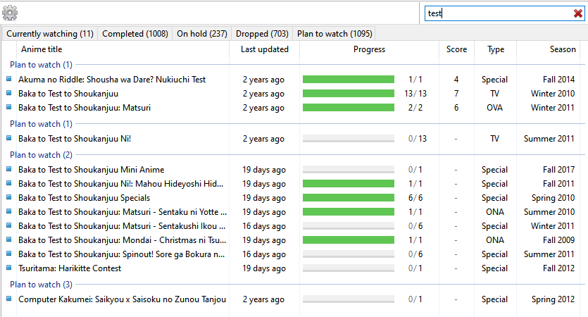 Status not correctly identified in list search · Issue #881 · erengy/taiga · GitHub