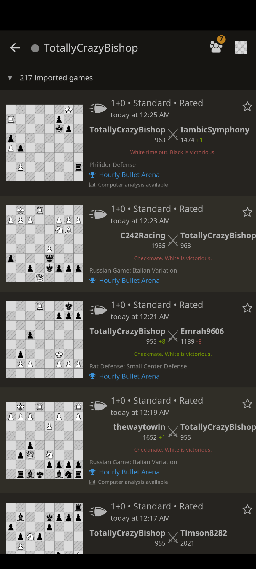 Imported games filter not working in Games list · Issue #2375 · lichess-org/lichobile · GitHub