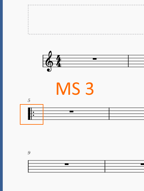 Position Of Repeat Barline Not Correct When Barline At Start Of Single Staff Is Enabled · Issue 