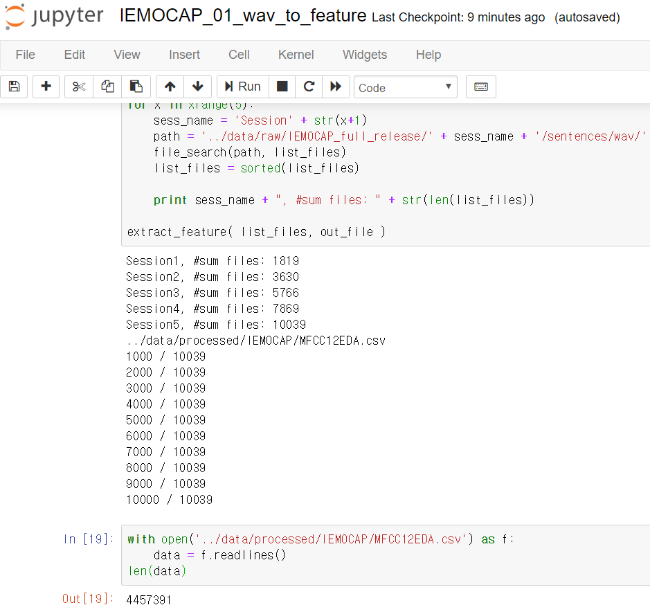 MFCC12EDA.csv is not reaching the row of 4457391 · Issue #3 · david ...