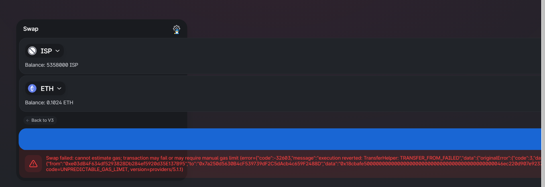 Error Message Overflow In Swap · Issue 1462 · Uniswapinterface · Github