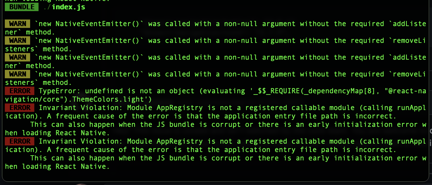 undefined is not an object (evaluating '_reactNavigation.ThemeColors.light') · Issue #7314 ...