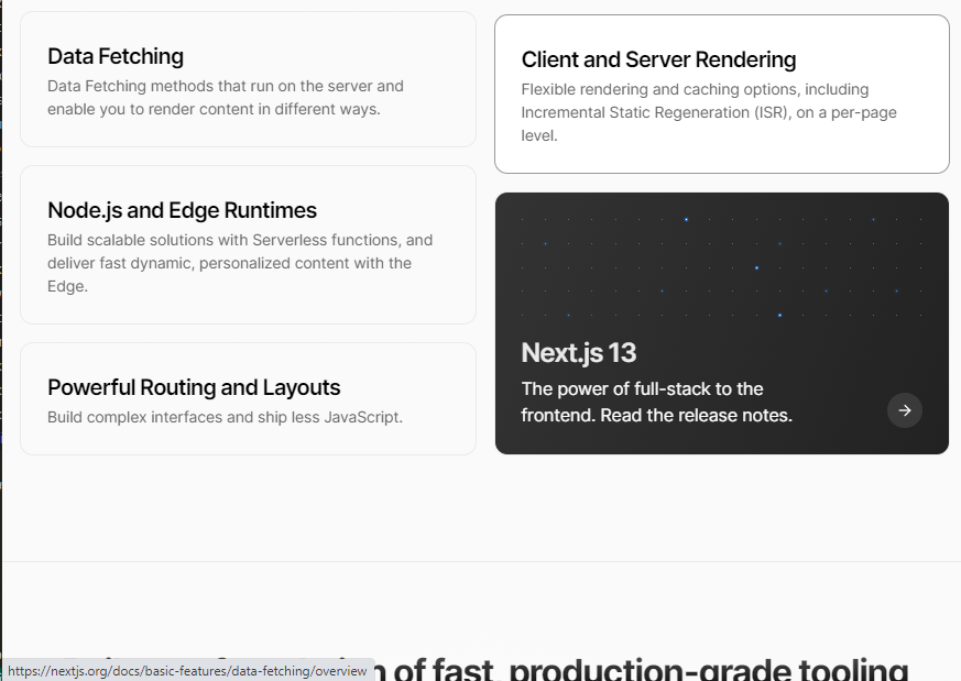 Docs Wrong Link On Landing Page · Issue 50483 · Vercelnextjs · Github