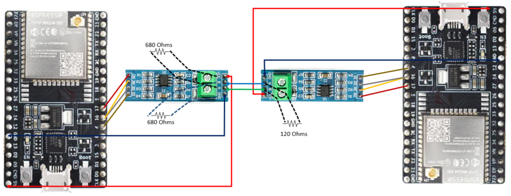 ESP32 + MAX485 MAX485 + ESP32 (Comunication not working) · eModbus eModbus · Discussion #320 ...