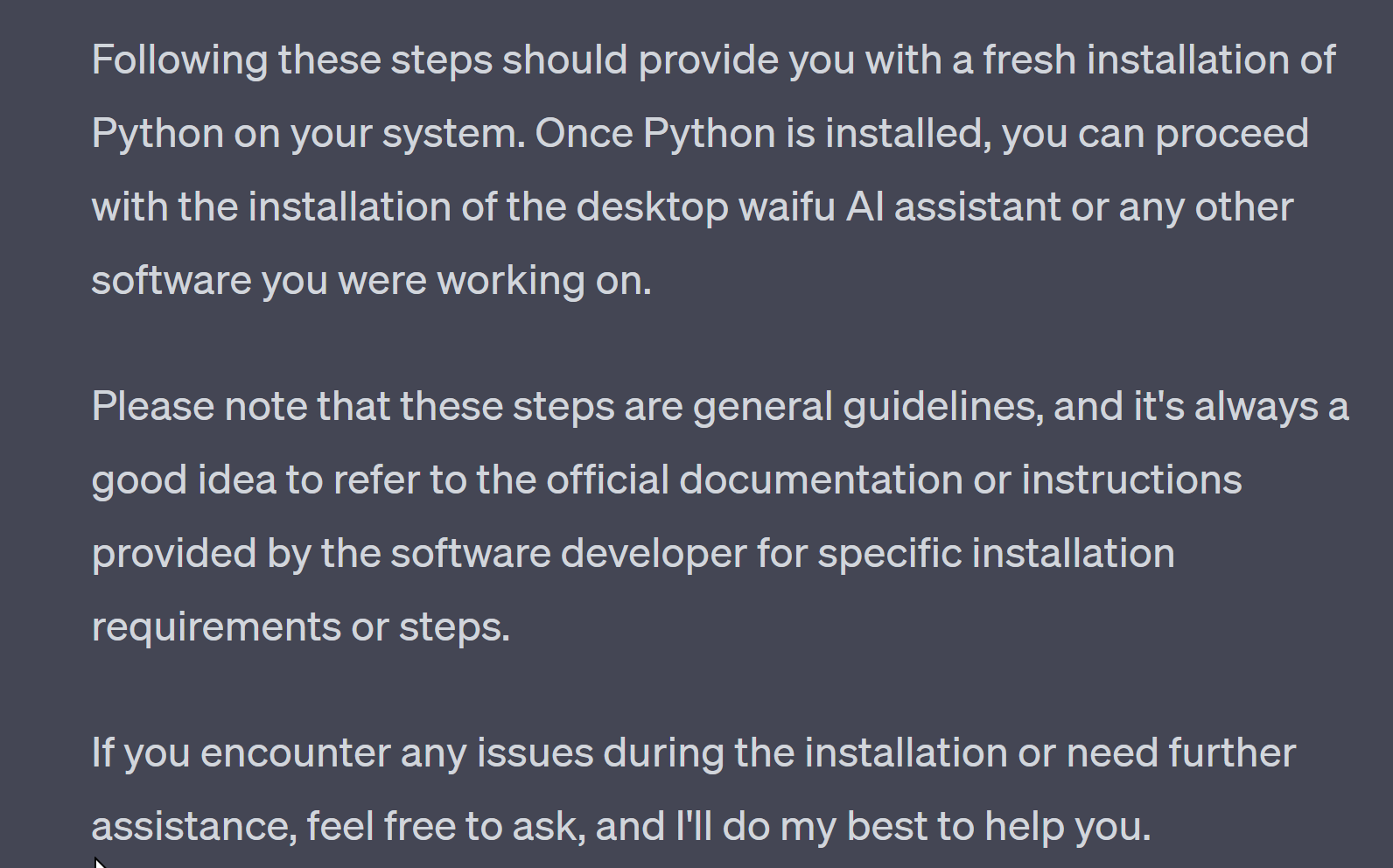 Installing desktop waifu with ChatGPT as your guide · Issue #65 · AlizerUncaged/desktop-waifu ...