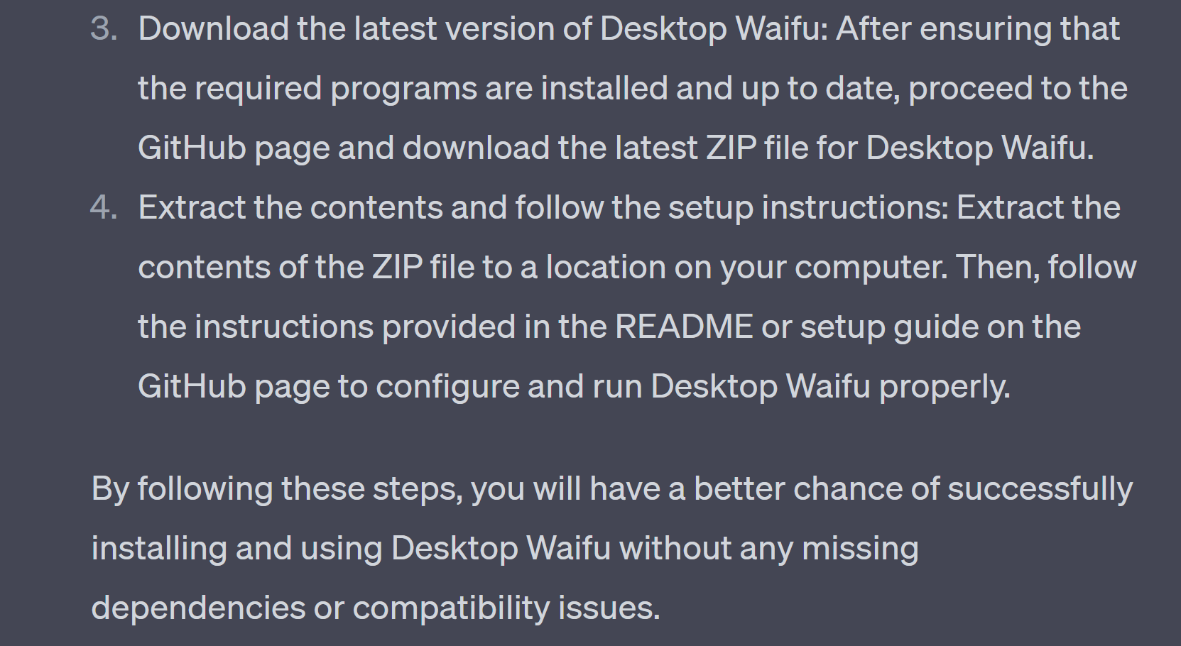 Installing desktop waifu with ChatGPT as your guide · Issue #65 · AlizerUncaged/desktop-waifu ...