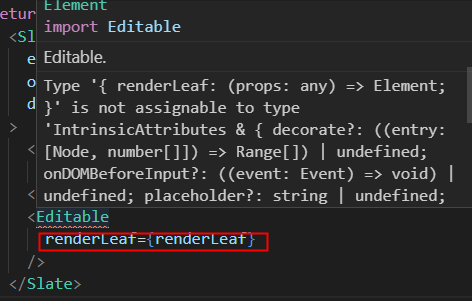 slate-react@0.50.11 has old TS typings · Issue #3247 · ianstormtaylor/slate · GitHub