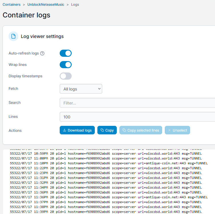 最新版在空闲时，占用了服务器所有系统资源。。。 · Issue #1098 · UnblockNeteaseMusic/server · GitHub