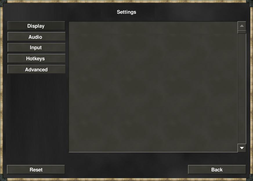 Overhaul settings panel layout · Issue #18952 · OpenRA/OpenRA · GitHub