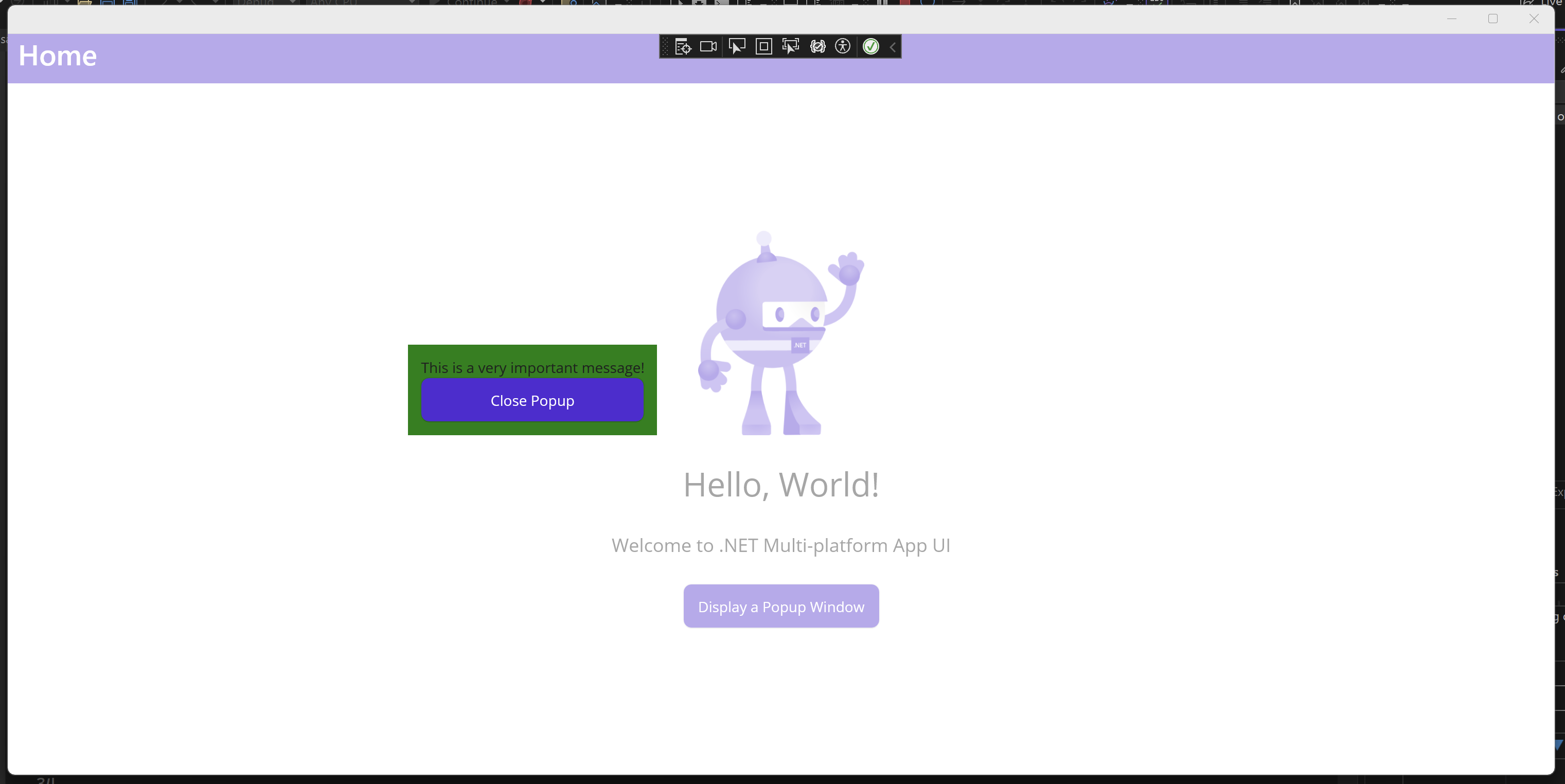 [bug] Windows Popup Control Not Centered After Updating Communitytoolkit Maui Package To Version