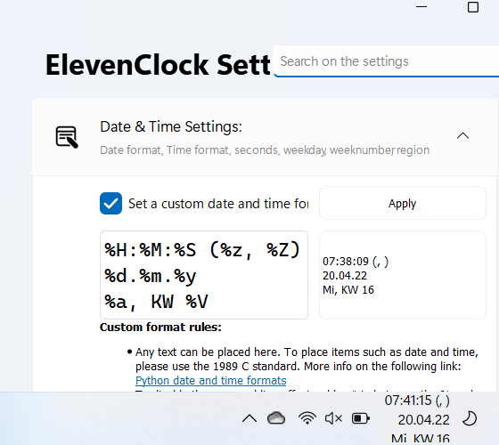 Make z And Z Work In Custom Date time Formats Issue 1018 