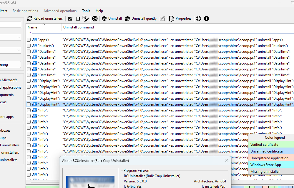False scoop entries · Issue #415 · Klocman/Bulk-Crap-Uninstaller · GitHub