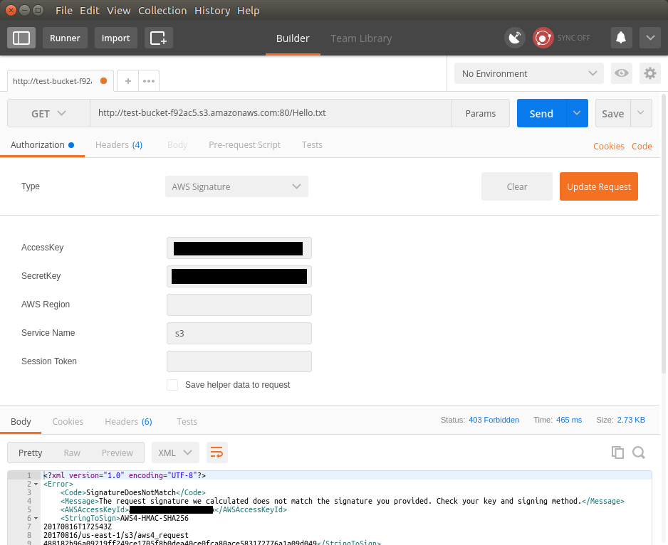 S3 SignatureDoesNotMatch if port number present in URL · Issue #3391 · postmanlabs/postman-app ...