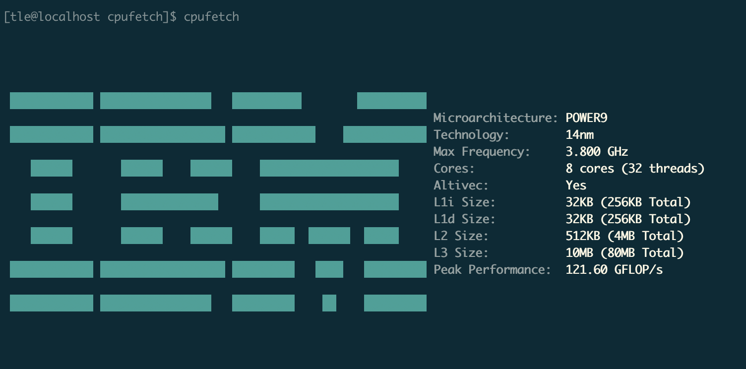 Support for PowerPC64 BE and LE · Issue #85 · Dr-Noob/cpufetch · GitHub