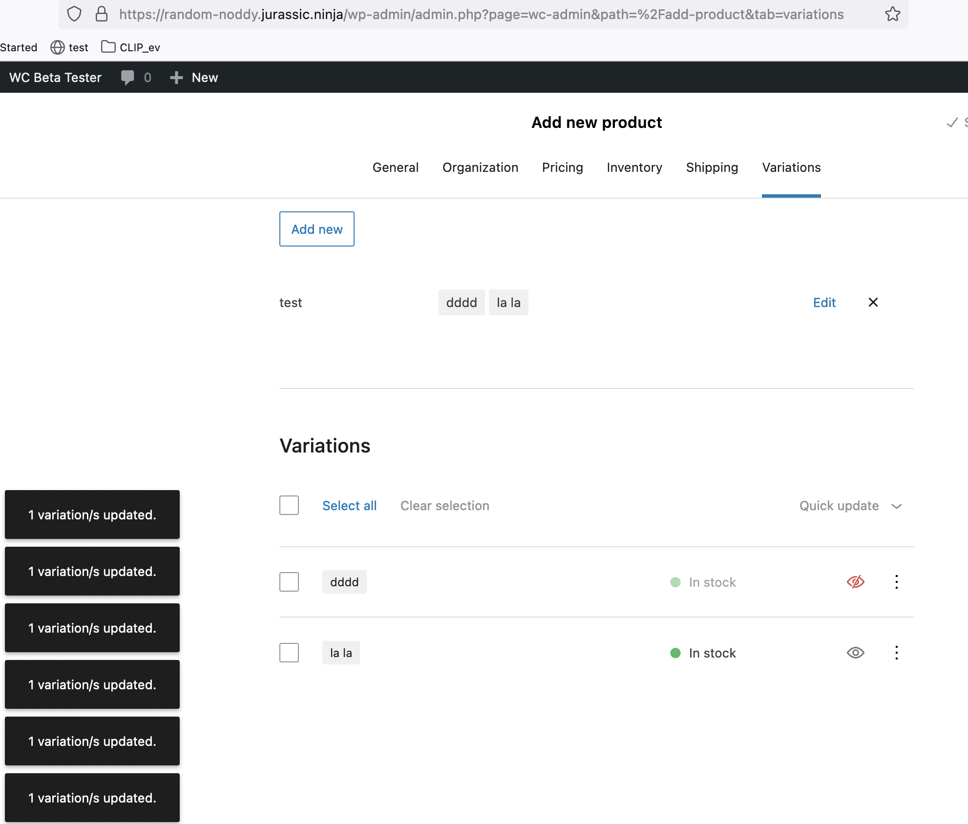 [product Block Editor] Repeated Error Messaging In The New Product Editor · Issue 40017