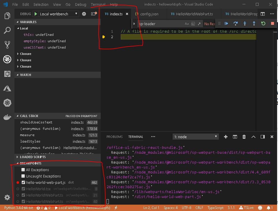 Breakpoints Not Hitactivated · Issue 2772 · Sharepointsp Dev Docs · Github