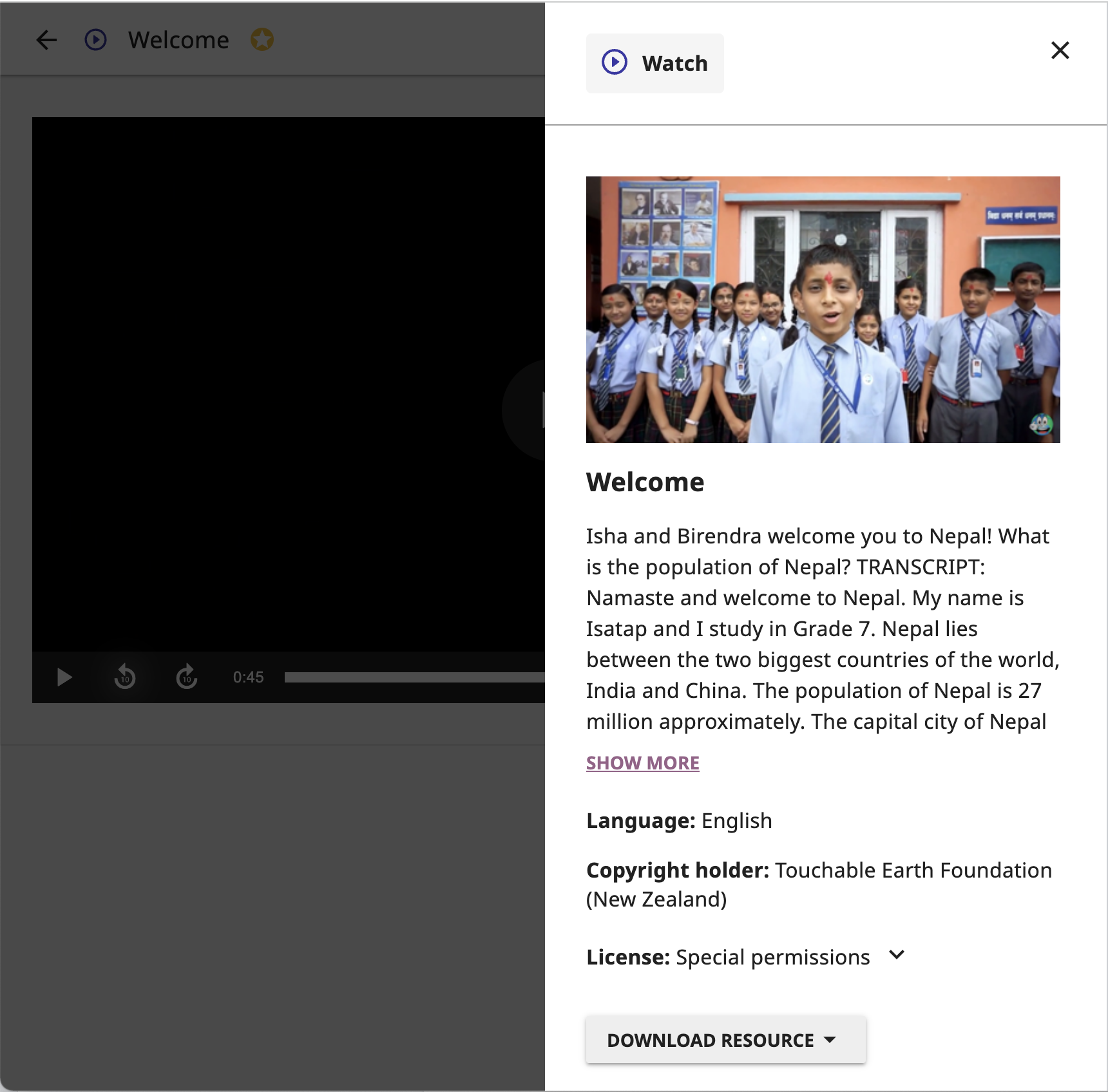Cannot use keyboard to navigate through the info side panel for videos in Learn · Issue #9175 ...