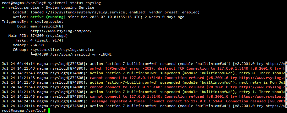 Ubuntu Agw Syslog Seems To Reset To Blank Periodically On Ubuntu Agw · Issue 15273 · Magma