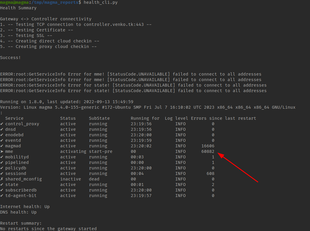 Endless AGW crashloop, mme exiting on start with Sanitizer CHECK failed · Issue #15279 · magma ...