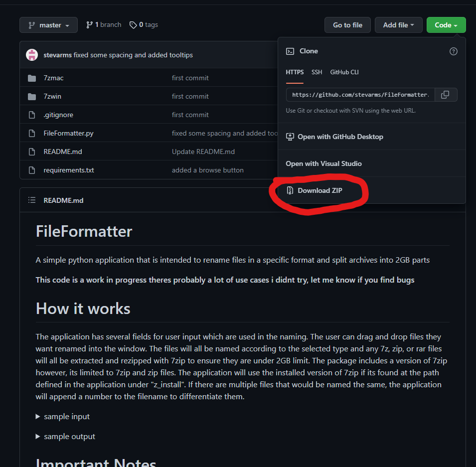 GitHub - stevarms/FileFormatter