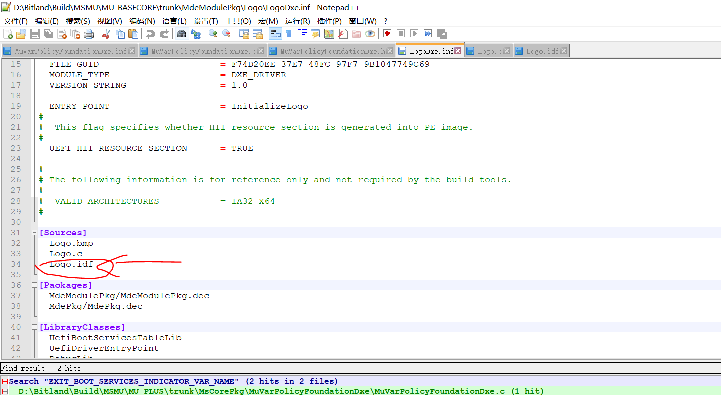 MdeModulePkg: MdeModulePkg/Logo/LogoDxe.inf fails to compile · Issue #35 · microsoft/mu · GitHub