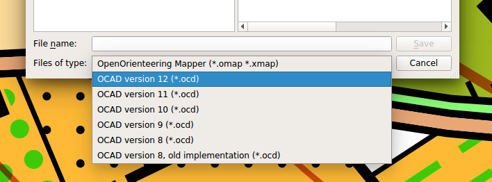 include OCAD file version in Save as.. menu · Issue #623 · OpenOrienteering/mapper · GitHub
