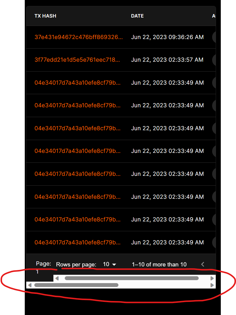 Scroll fix Tx Page on Mobile · Issue #3 · LibreBlocksio/Libre-Blocks-Explorer · GitHub