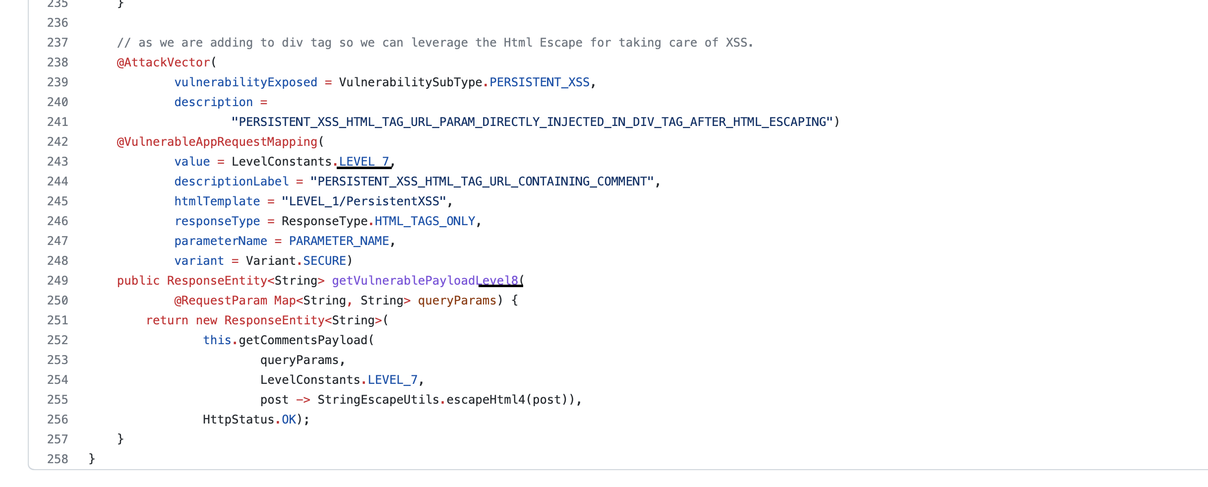 Fixing Issues In Persistentxssinhtmltagvulnerability · Issue 314 · Sasanlabs Vulnerableapp · Github