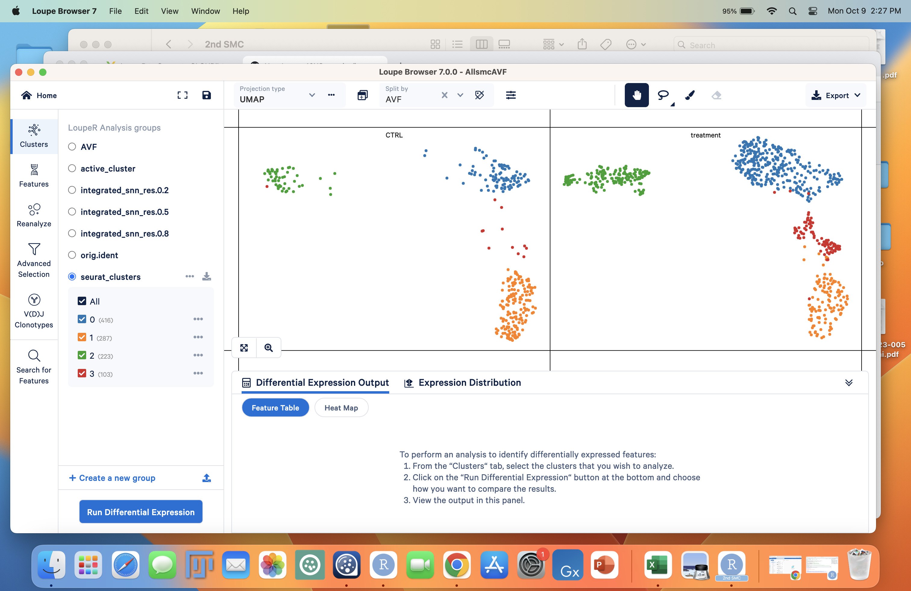 how to query DEG for a single cell-cluster across treatment/genotype · Issue #10 · 10XGenomics ...