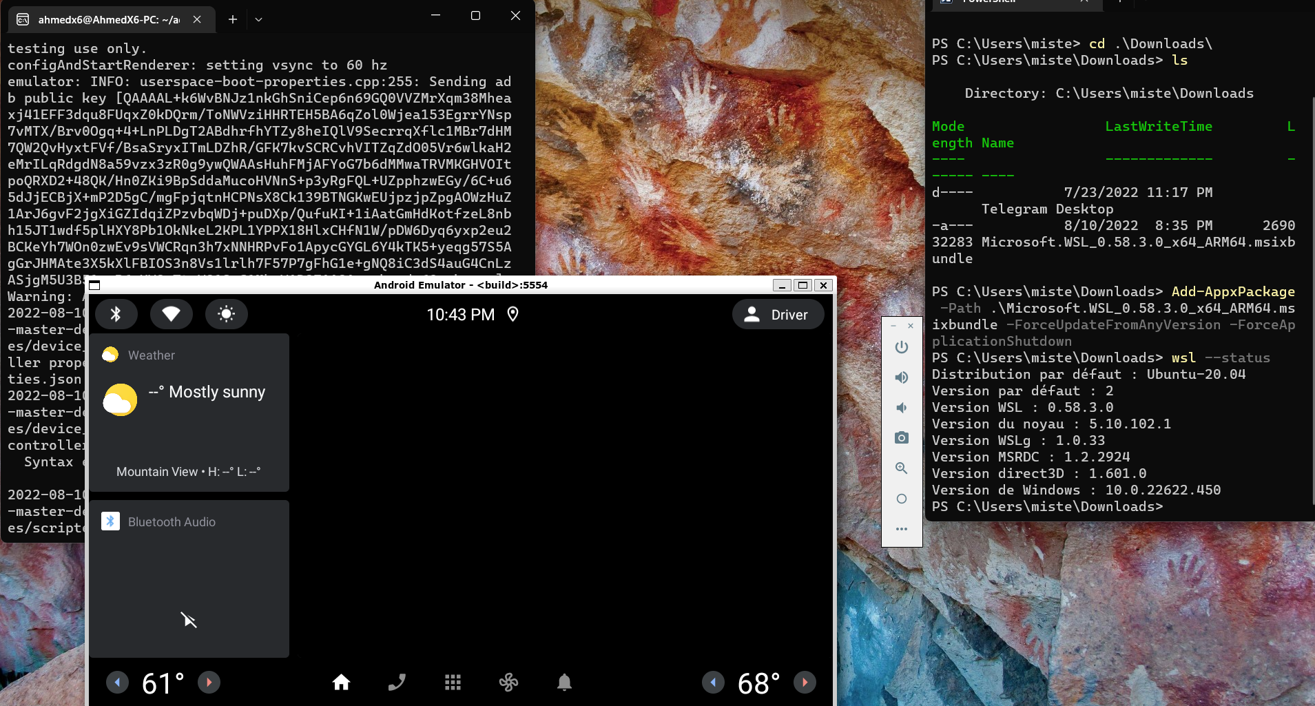 AOSP Emulator not running anymore (segfault) · Issue #802 · microsoft/wslg · GitHub