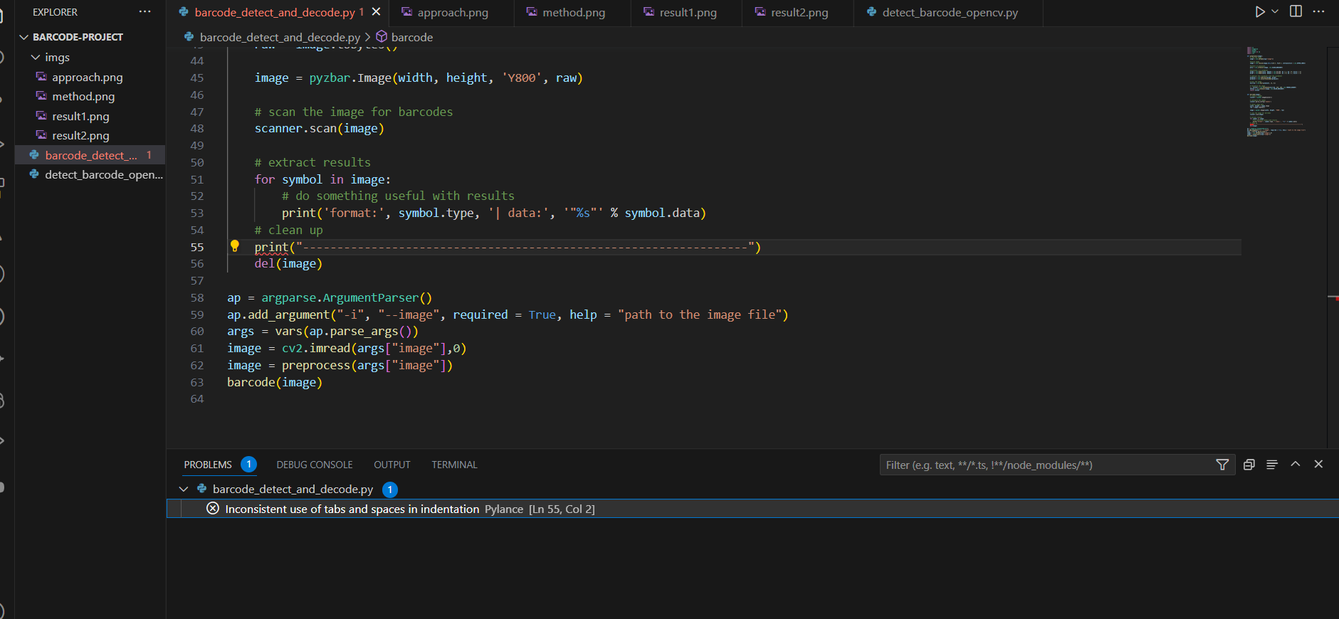 Minor Error · Issue 6 · Pyxploiter Barcode Detection And Decoding · Github