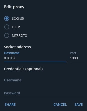求助telegram如何使用代理？ · Issue #1403 · shadowsocks/ShadowsocksX-NG · GitHub