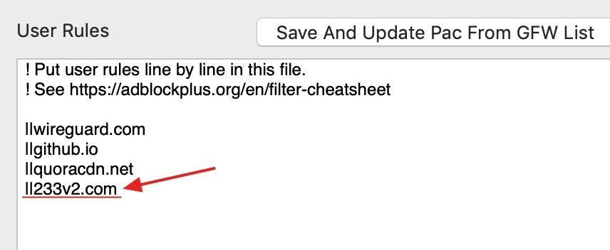 个别网站添加pac不管用 · Issue #105 · yanue/V2rayU · GitHub