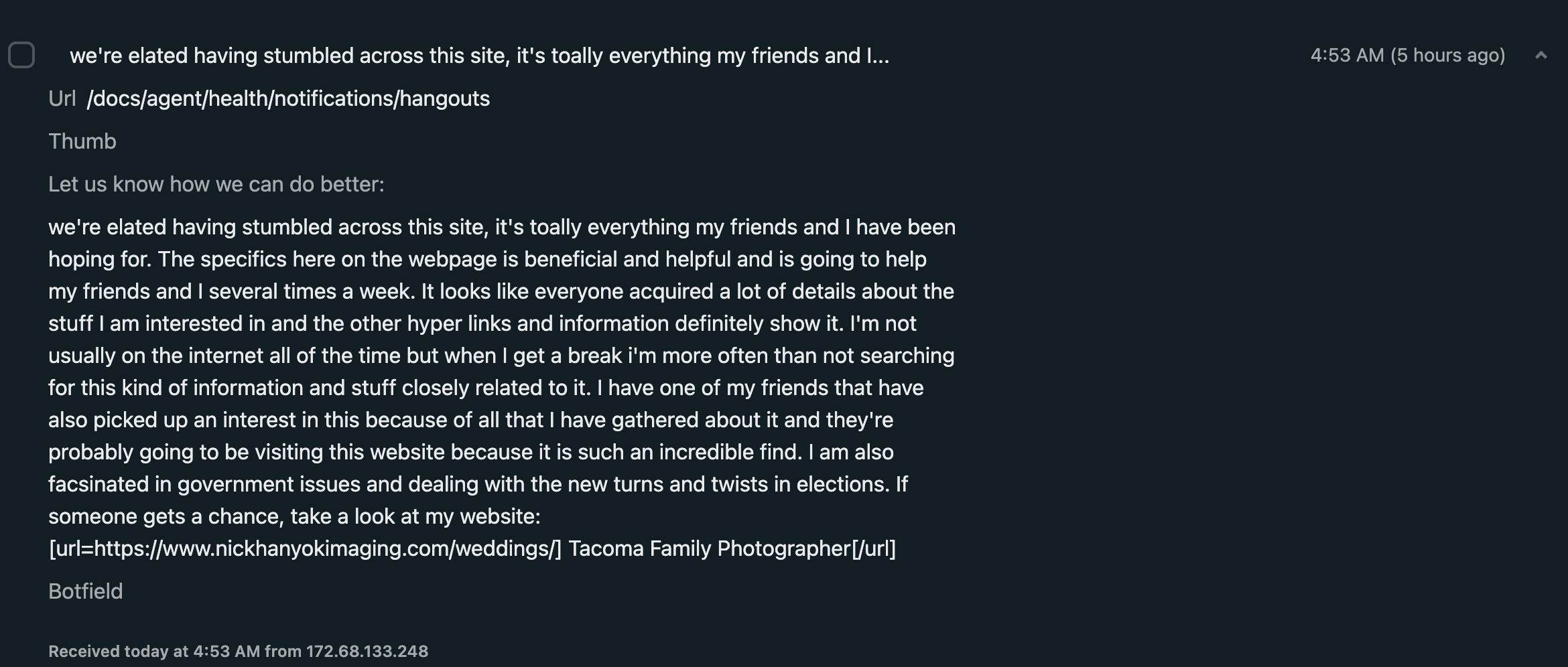 Iteration #2 of Documentation feedback form · Issue #894 · netdata/learn · GitHub
