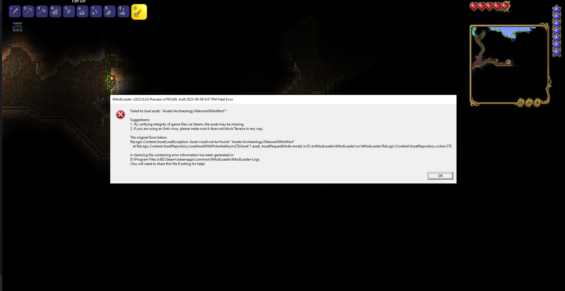 [Bug] NaturesGiftArtifact Asset Could not be Found · Issue #510 · ProjectStarlight ...