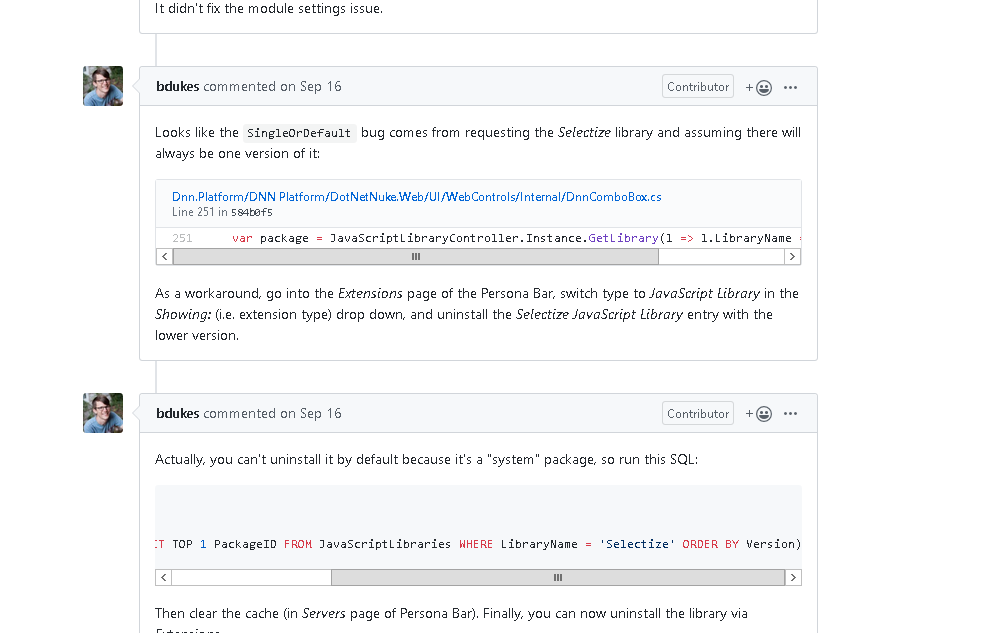 Known Issues · Issue #3291 · dnnsoftware/Dnn.Platform · GitHub