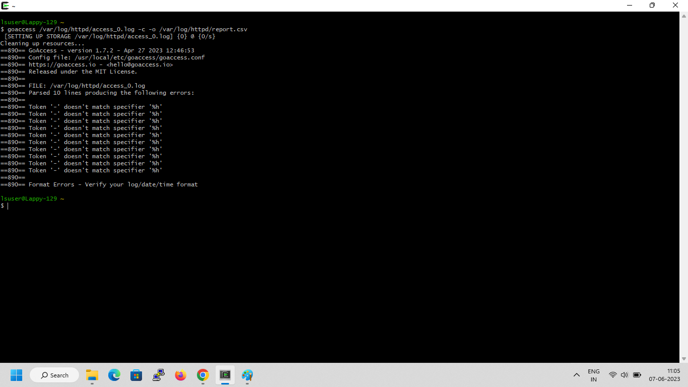 Token '' doesn't match specifier '%h' · Issue #1635 · allinurl/goaccess · GitHub