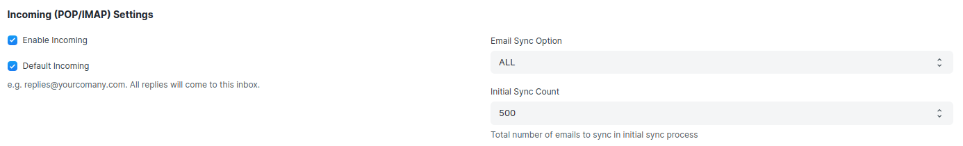 Even If Emailsyncoption Set As All Unable Fetch All Mails From Email Server In Email Account 