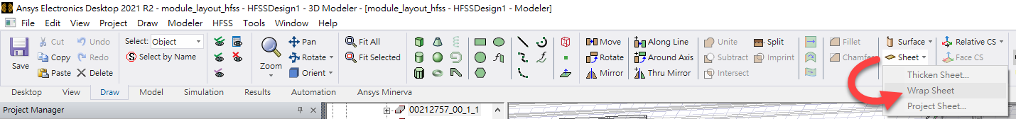 Add Wrap_Sheet() in Modeler3D · Issue #868 · ansys/pyaedt · GitHub