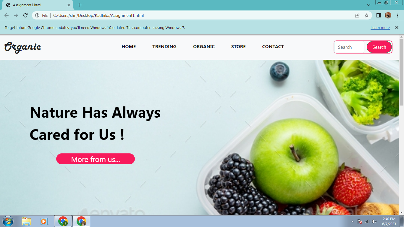 GitHub - radhikakharche/Organic-food-website