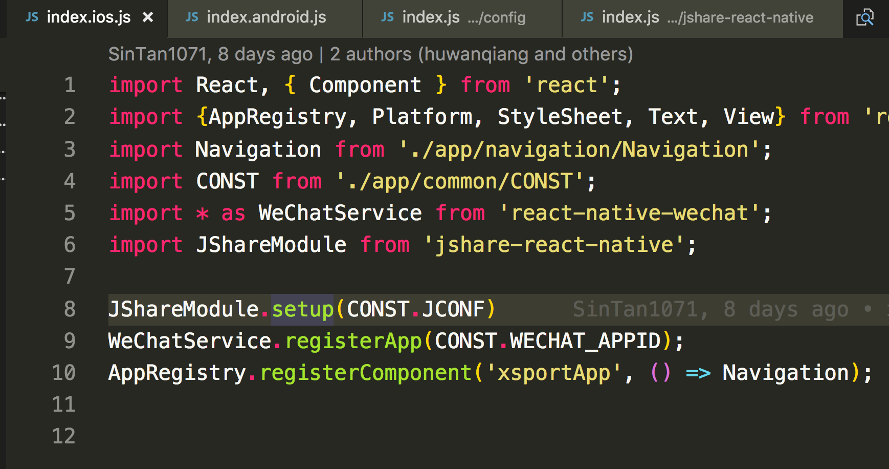 未完成初始化问题 · Issue #41 · jpush/jshare-react-native · GitHub