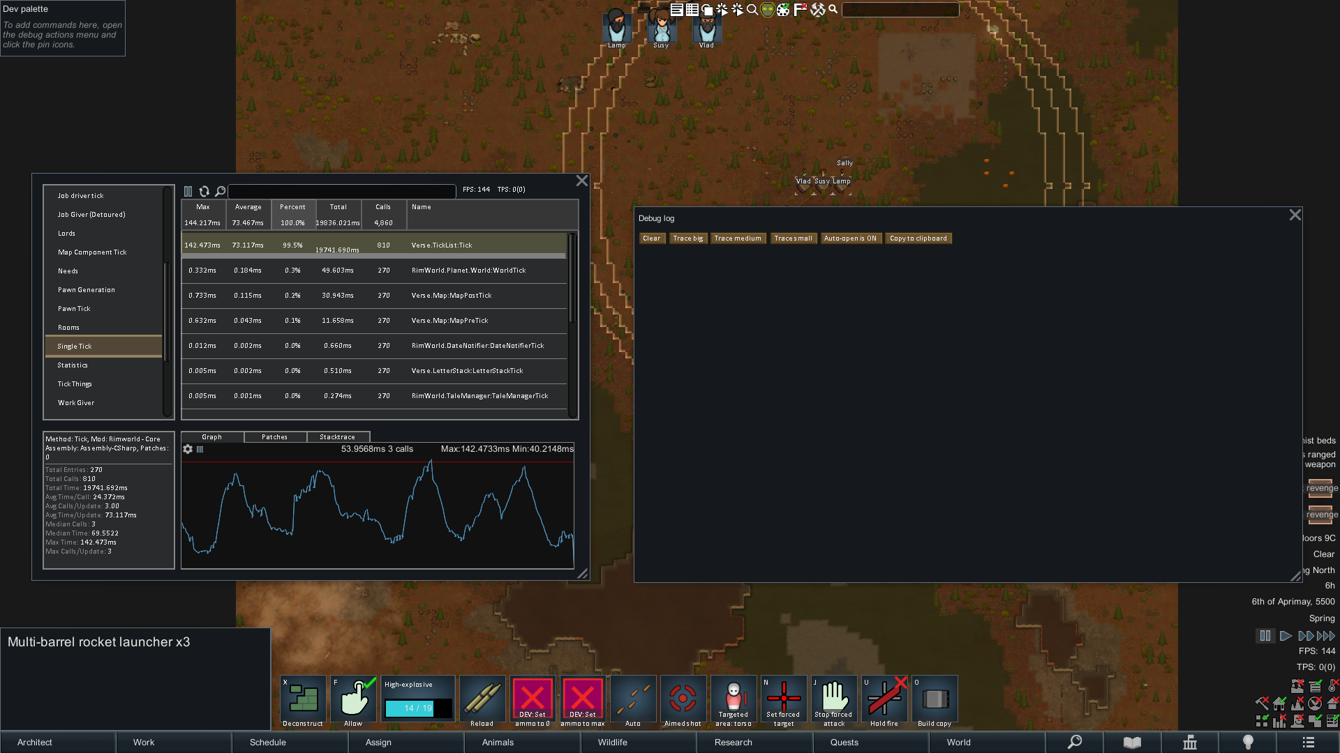 [Bug]: VEF and CE compatability. Artillery rockets/Large fragments heavy lag. · Issue #2519 ...