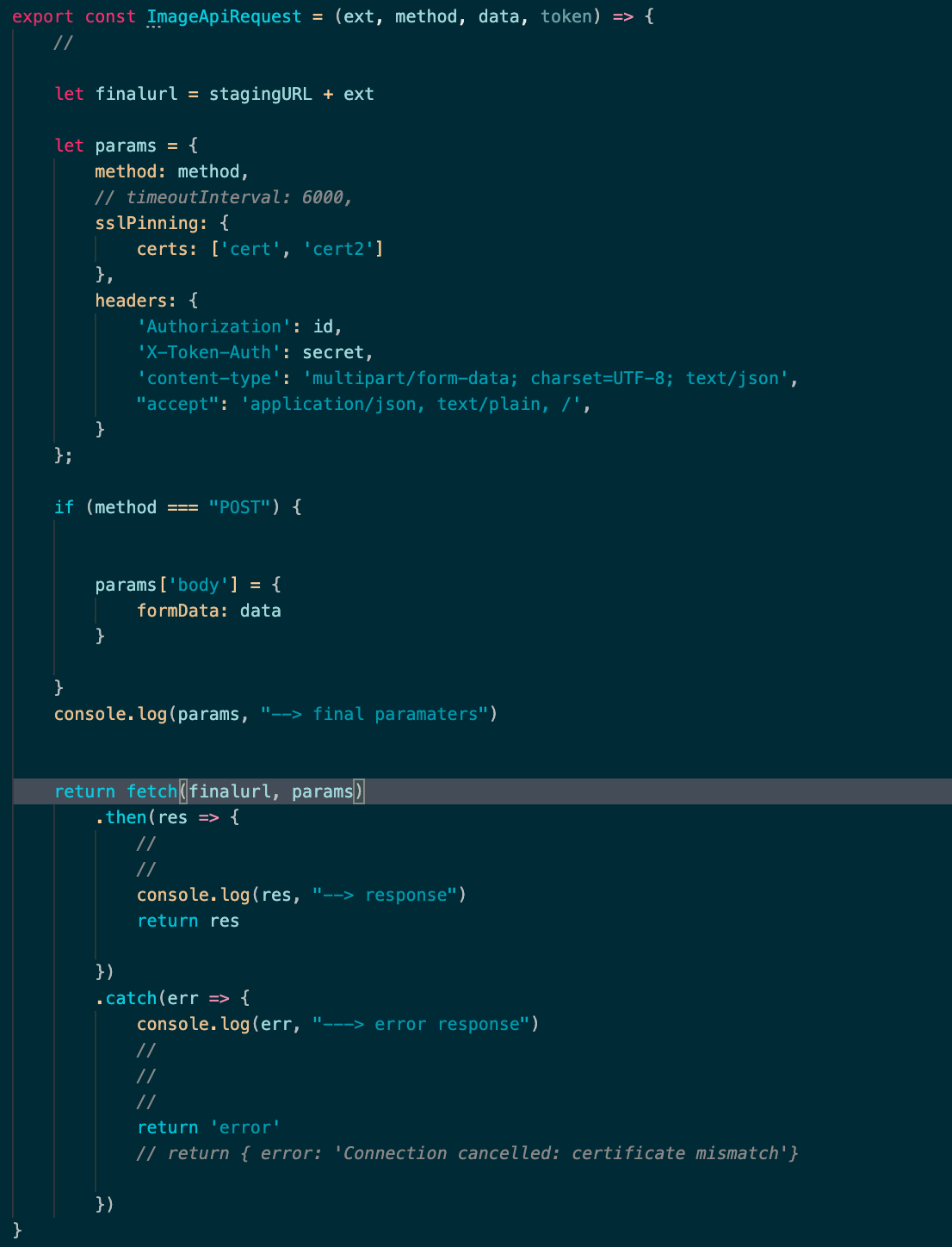 Unable To Request Using Formdata · Issue 38 · Maxtoybermanreact Native Ssl Pinning · Github