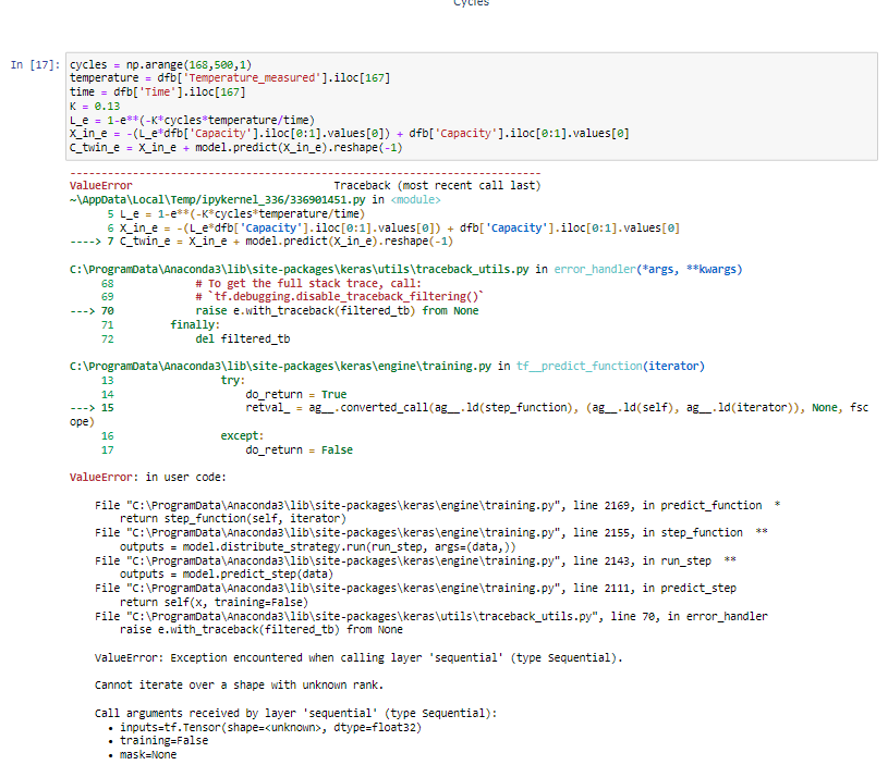 Error in line: C_twin_e = X_in_e + model.predict(X_in_e).reshape(-1) · Issue #1 · Javihaus ...
